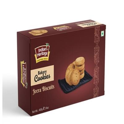 Indian Heritage Jeera Cookies 400g – Krishna Mart